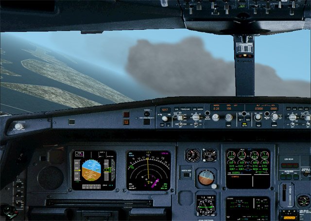 Panel Airbus A340 - FS2002 Aircraft Panels - Avsim.su