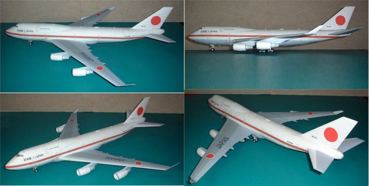 Boeing 747-400 JAL - Paper Models - Avsim.su