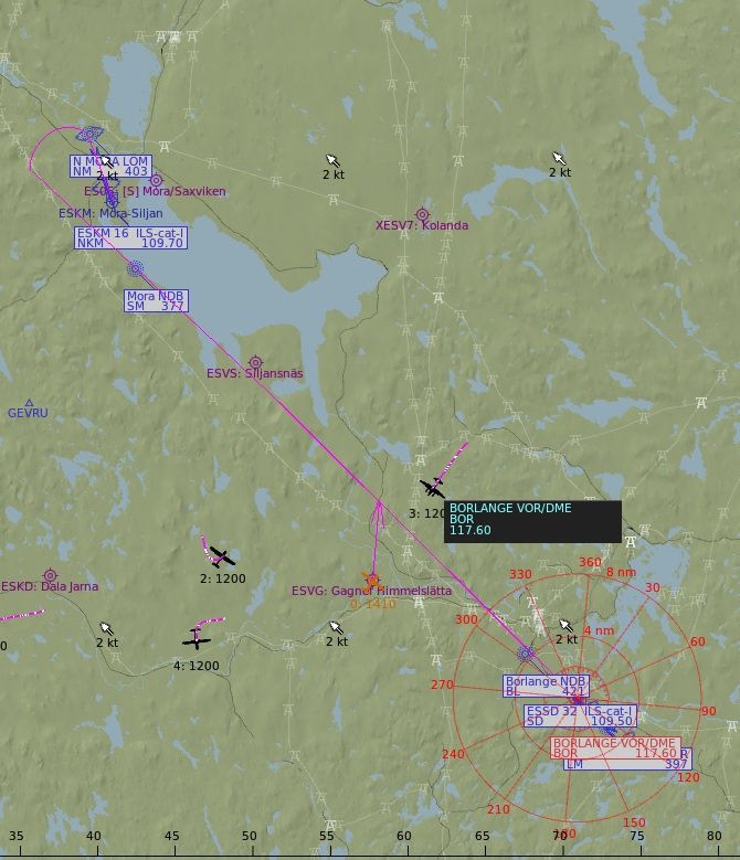 Cessna 208 VOR/DME navigation - Debriefing (Check my flight) - Avsim.su