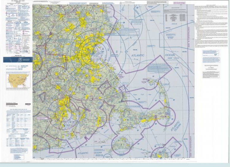USA VFR Terminal Area Chart - Boston - Маршрутные карты - Avsim.su