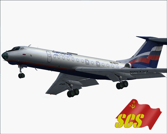 SCS TU-134 Aeroflot NC - FS2004 Aircraft Liveries and Textures - Avsim.su