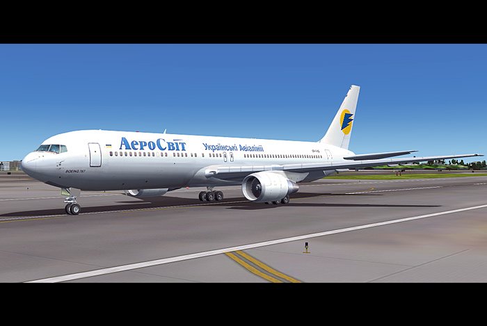 Files - Boeing 767-300 from the LDS - Aerosvіt, w / o UR-VVG - Avsim.su