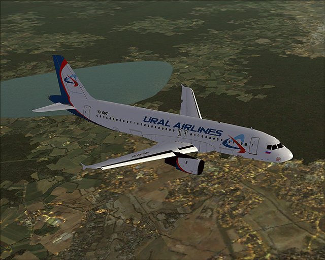 PSS A320 Ural Airlines - FS2004 Aircraft Liveries and Textures - Avsim.su