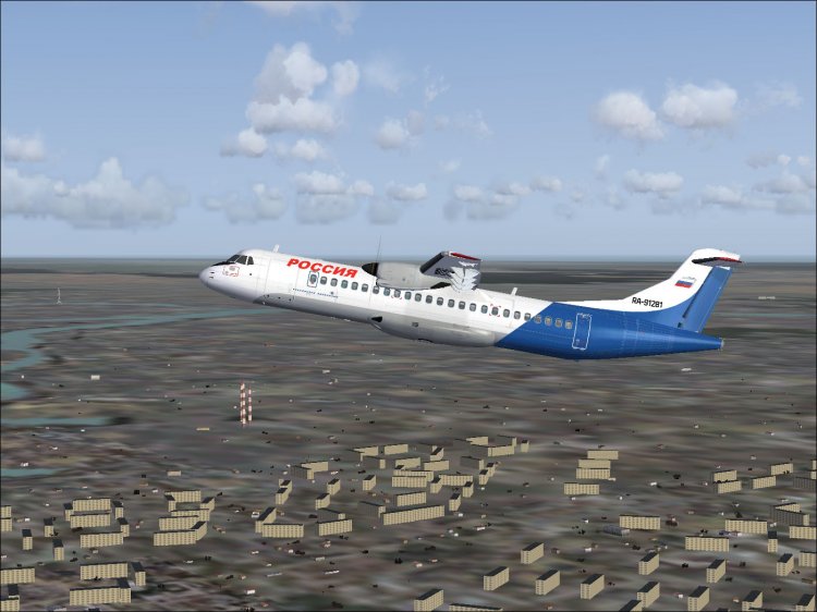 Package fictional textures for aircraft ATR72-500 Flight One Software ...