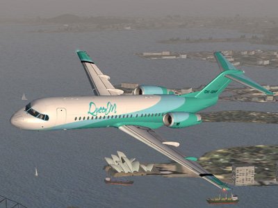 VA QueenM livery for Project Fokker 70 - FS2004 Aircraft Liveries and ...
