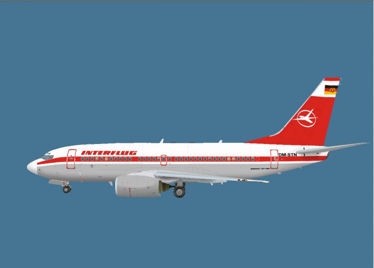 PMDG Boeing 737-700 Interflug - FS2004 Aircraft Liveries and Textures ...