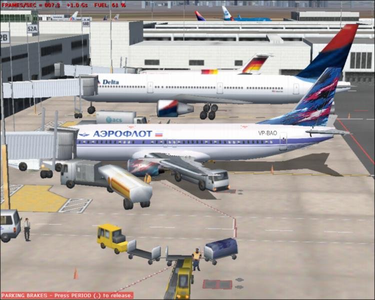 Aeroflot B737-400 FFX / SGA - FS2004 Aircraft Liveries and Textures ...