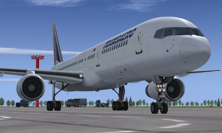 Captain Sim 757 Transaero - FS2004 Aircraft Liveries and Textures ...