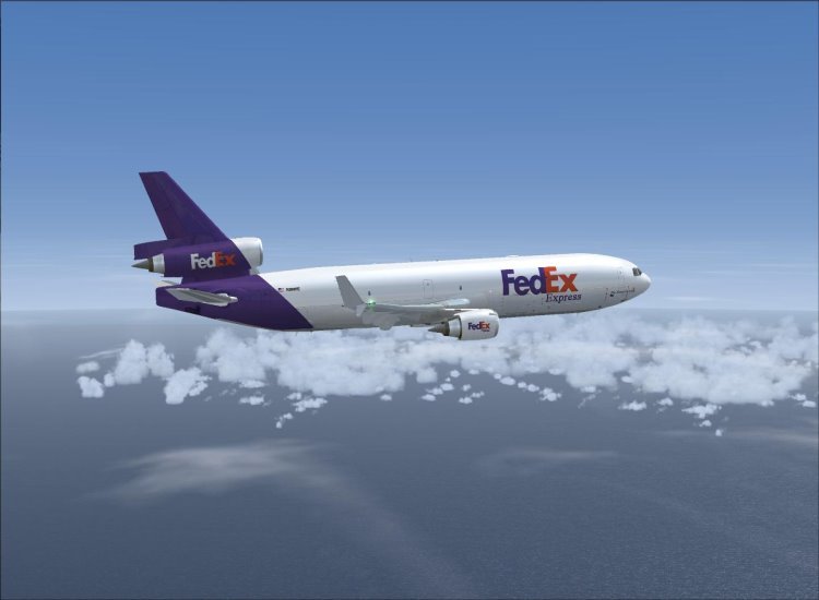** Overland MD-11-Fedex Airlines (+ bonus Fedex Panda) ** - FS2004 ...