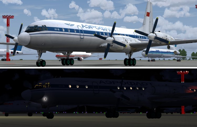 Livery Aeroflot USSR-75554 "for the IL-18 from Edgar Guinart - FS2004 ...