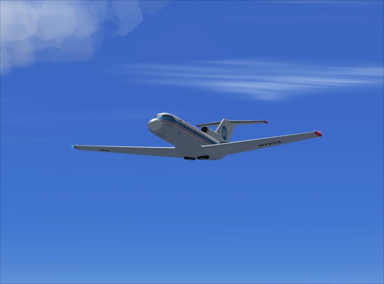 Yak-40 RA-87273 "Vladivostok air". Model by Samdim - FS2004 Aircraft Liveries and Textures ...