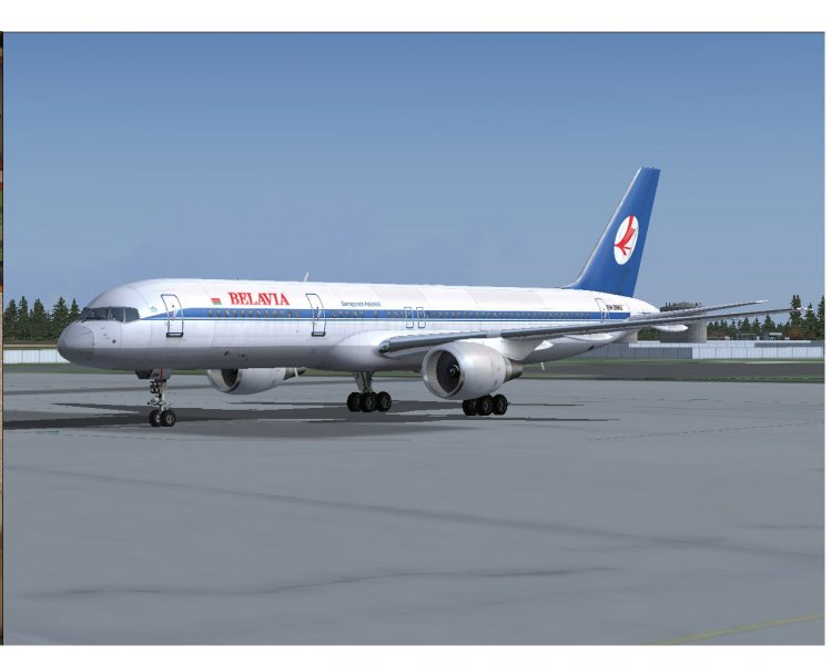 Texture "Belavia" for "Captain Sim Boeing 757-200PW" (Fantasy) - FS2004 ...