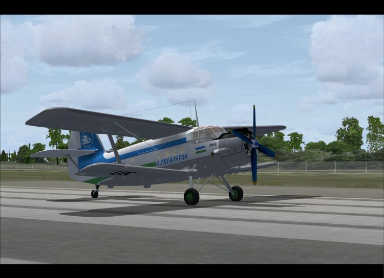 Changes in texture VC An-2 "Xomer" + Livery "Uzbekistan Airways ...