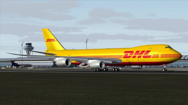 Boeing 747-8F DHL - FS2004 Aircraft Liveries and Textures - Avsim.su