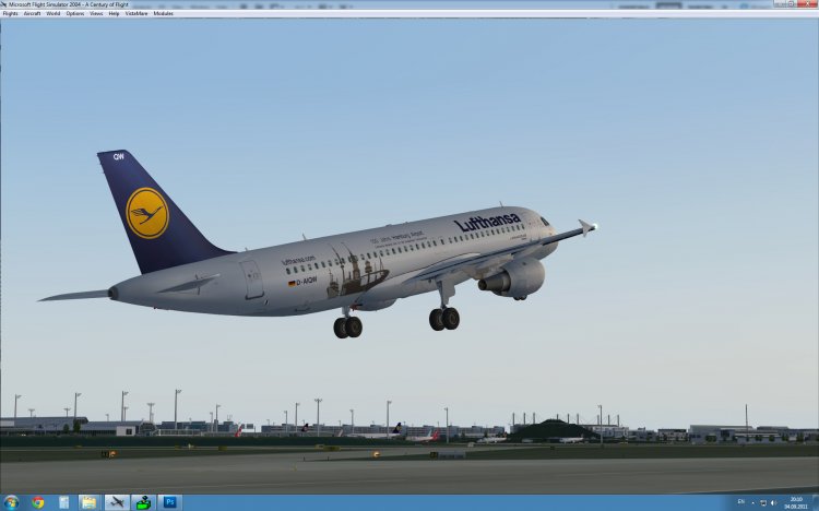 Airsimmer A320 lufthansa D-AIQW 100 Years Hamburg Airport Sticke ...
