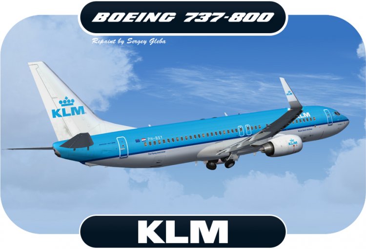IFly Boeing 737-800 - KLM - FS2004 Aircraft Liveries and Textures ...
