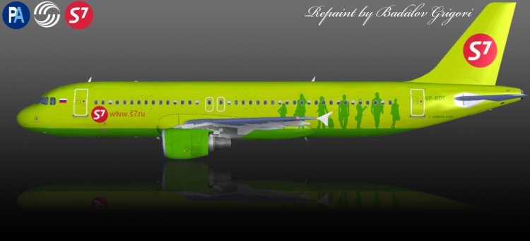 Project Airbus A320-214 S7 Airlines - FS2004 Aircraft Liveries and ...