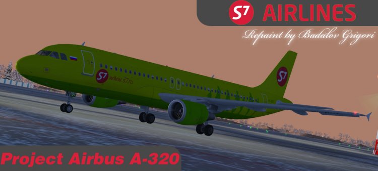 Project Airbus A320-214 S7 Airlines - FS2004 Aircraft Liveries and ...