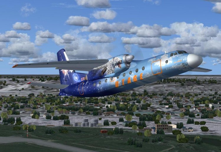 Ан-24 Samdim - "Pecotox Air" - FS2004 Aircraft Liveries and Textures - Avsim.su