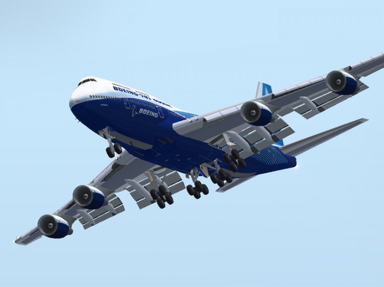 Meljet's Boeing 747-400ER in Dreamliner livery - FS2004 Aircraft ...