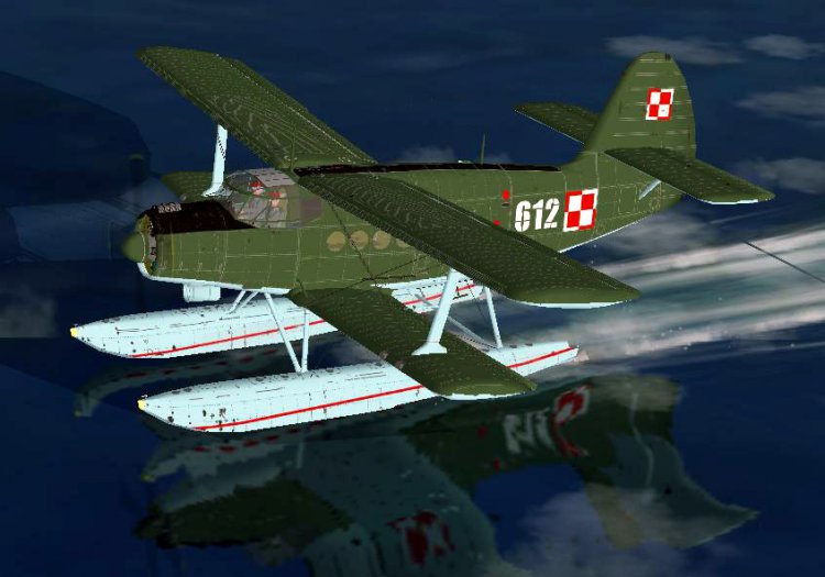 FS2004/FSX Antonov AN-2V REPAINT Polish Border Forces - FS2004 Aircraft ...