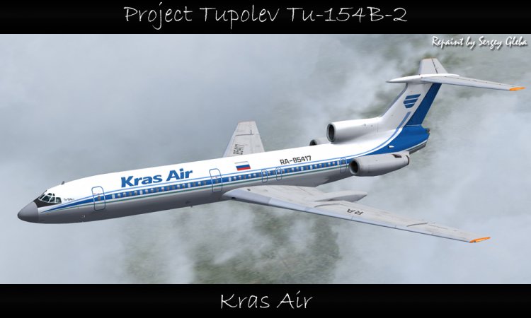 Project Tupolev Tu-154B-2 - Kras Air - FS2004 Aircraft Liveries and ...