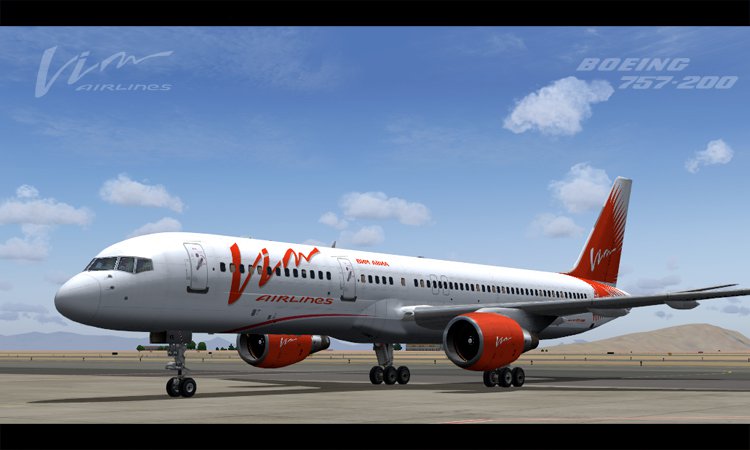 QW Boeing 757-200 PW "VIM AVIA RA-73009" - FS2004 Aircraft Liveries and Textures - Avsim.su