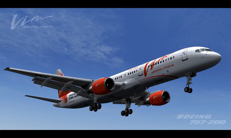 QW Boeing 757-200 PW "VIM AVIA RA-73009" - FS2004 Aircraft Liveries and ...