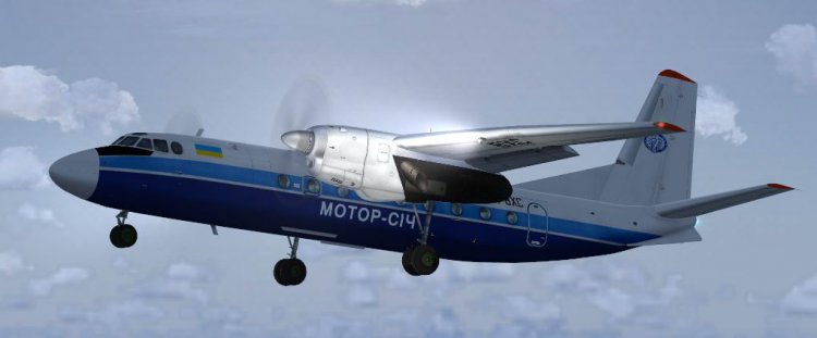 Ан-24РВ Samdim Design V3 "Motor-sich" - FS2004 Aircraft Liveries and ...