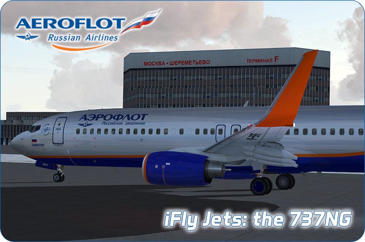 iFly Boeing 737-800NG Aeroflot - FS2004 Aircraft Liveries and Textures ...