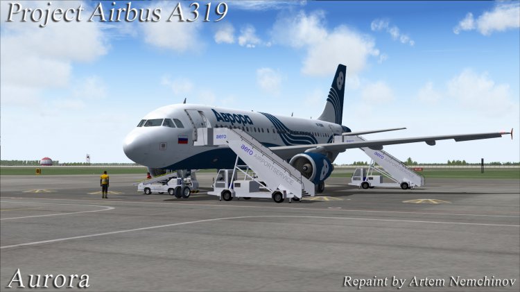 Project Airbus A319 - Аврора - FS2004 Aircraft Liveries and Textures ...