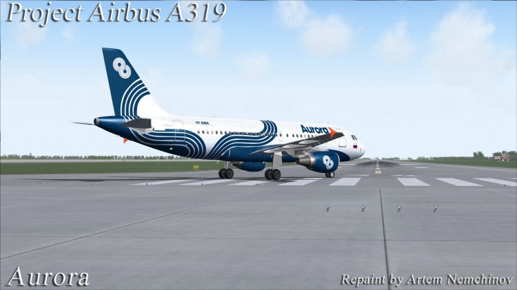 Project Airbus A319 - Аврора - FS2004 Aircraft Liveries and Textures ...