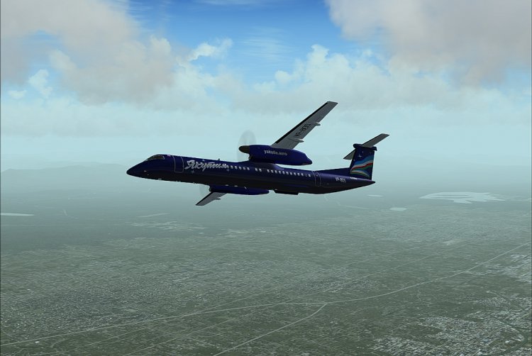 "Якутия" б/н VP-BOS для Dreamwings Dash 8-Q400 - FS2004 Aircraft ...
