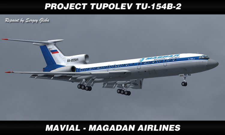 Project Tupolev Ту-154Б-2 - Mavial - FS2004 Aircraft Liveries and ...