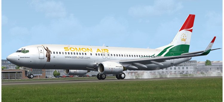 Boeing 737-800 Somon Air - EY-787 Repaint for Pmdg 737-800WL - FS2004 ...