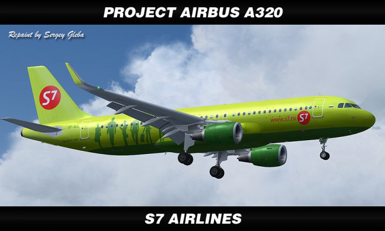 Project Airbus A320 - S7 Airlines (with Sharklets) - FS2004 Aircraft ...