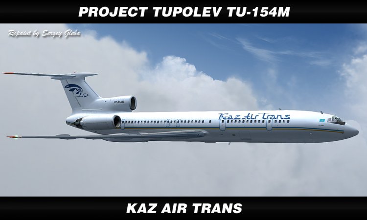 Project Tupolev Tu-154M - KazAirTrans - FS2004 Aircraft Liveries and ...