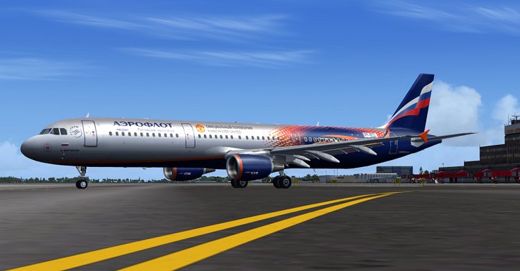 Overland A321 Аeroflot, "Manchester United" livery - FS2004 Aircraft ...