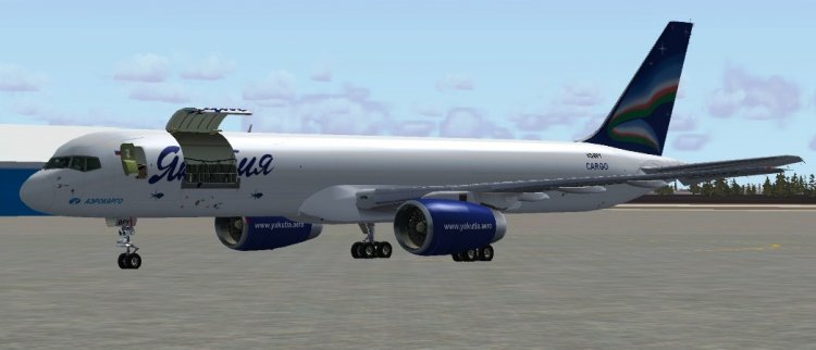 PSS Boeing 757-200F Yakutiya - FS2004 Aircraft Liveries and Textures ...