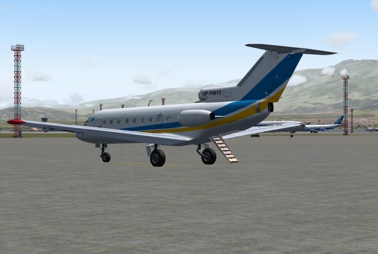 SD Як-40 Zhezkazgan air - FS2004 Aircraft Liveries and Textures - Avsim.su
