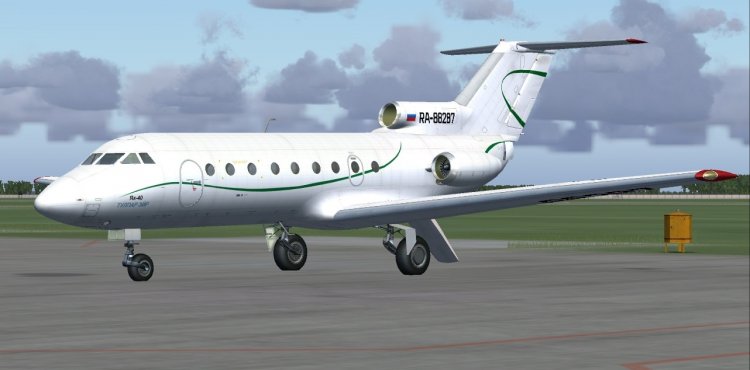 SD Як-40 Tulpar air - FS2004 Aircraft Liveries and Textures - Avsim.su