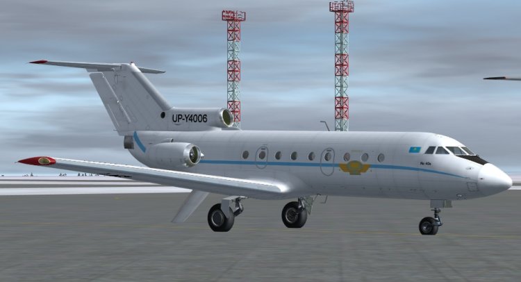 SD Yak-40 KazAirJet - FS2004 Aircraft Liveries and Textures - Avsim.su
