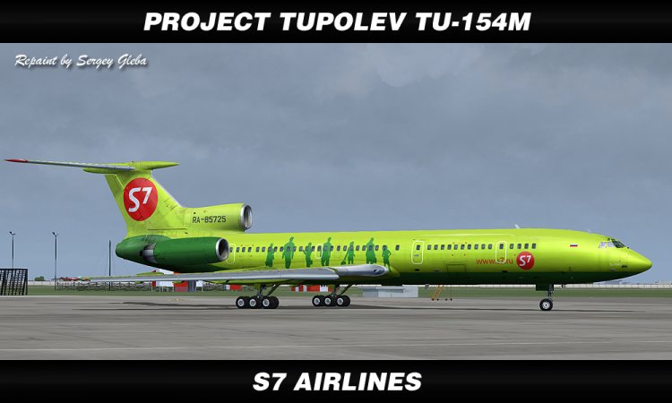 Project Tupolev Tu-154M - S7 Airlines - FS2004 Aircraft Liveries and ...