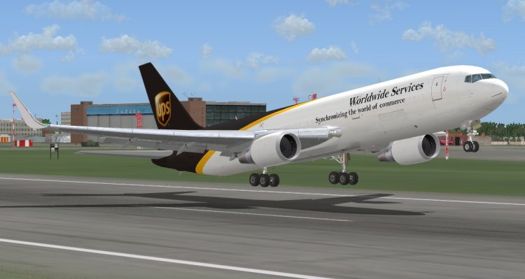 Ливрея авиакомпании UPS Airlines для модели Level - D 767-300 - FS2004 ...