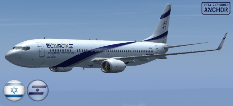 Ifly 737-900ER El Al - FS2004 Aircraft Liveries and Textures - Avsim.su