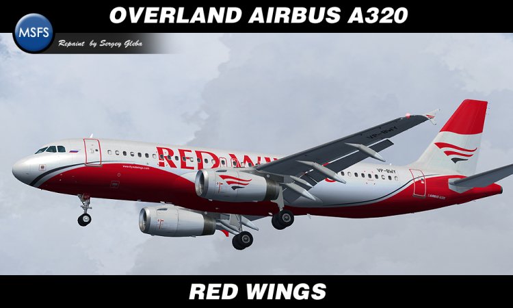 Overland Airbus A320 - Red Wings - FS2004 Aircraft Liveries and ...