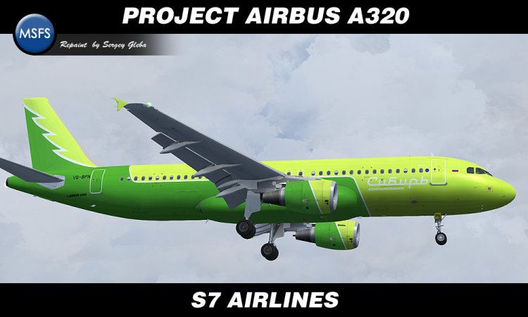 Project Airbus A320 - S7 Airlines "Siberia" - FS2004 Aircraft Liveries ...