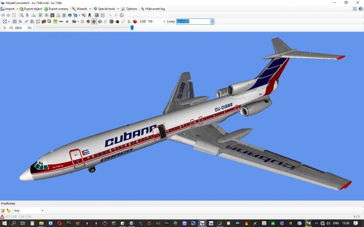 CUBANA CARGO TU-154 B2 - FS2004 Aircraft Liveries and Textures - Avsim.su