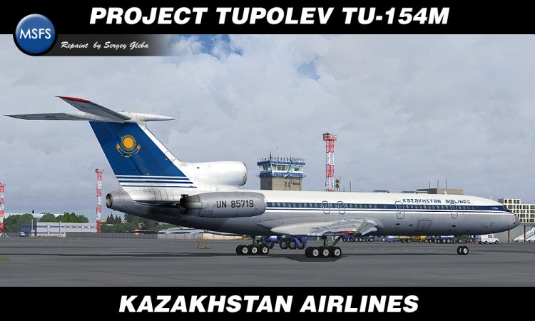 Project Tupolev Tu-154M - Kazakhstan Airlines - FS2004 Aircraft ...