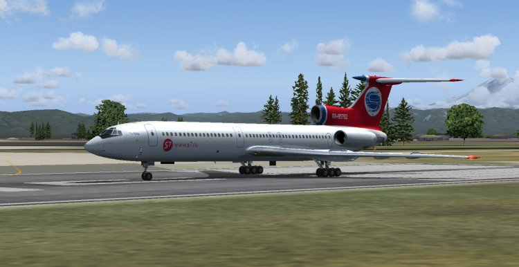 Files - Ilyushin IL - 86 Russian sky in white coloring (Vala) - Avsim.su